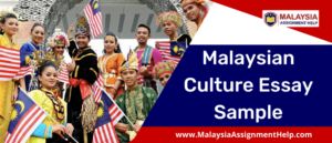 Malaysian Culture Essay Sample